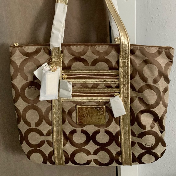 Coach | Bags | Coach Pop Up Art Glam Tote | Poshmark